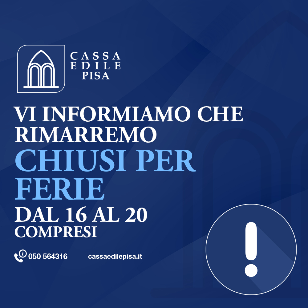 Modulistica - Cassa Edile Pisa